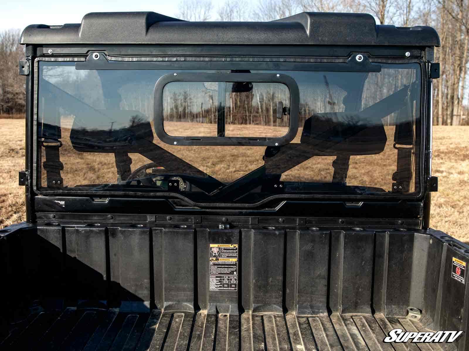 Polaris Ranger 1000 Sliding Rear Windshield - DTF Powersports