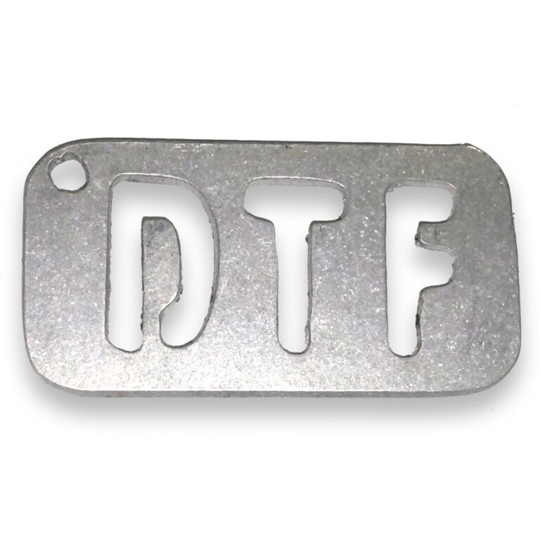 DTF Keychain - Raw Metal or Powder Coated - DTF Powersports